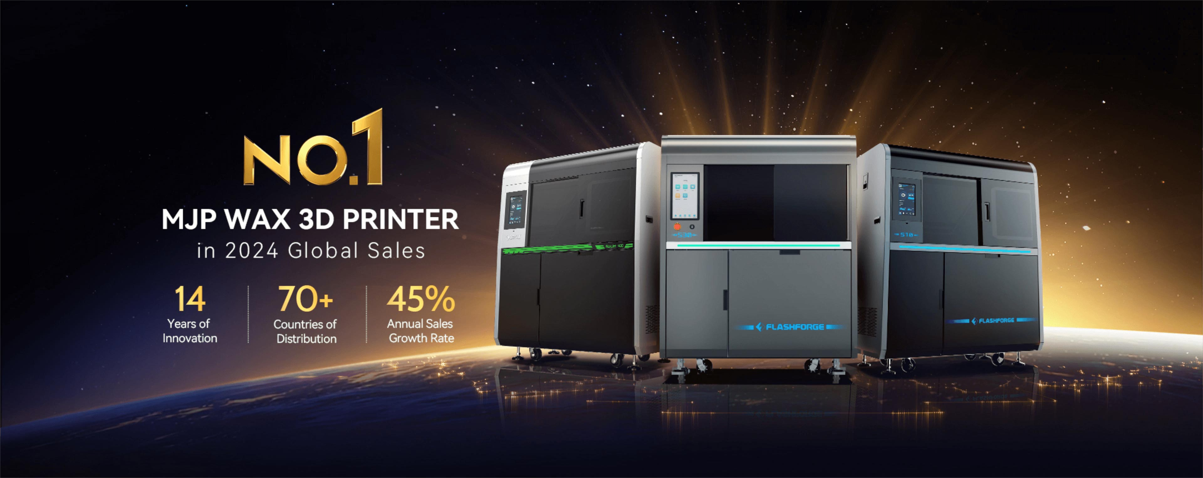 NO.1 In 2024 Global Sales | MJP 3D Printer