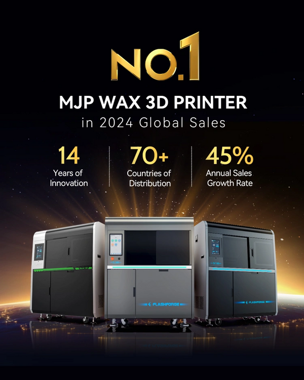 NO.1 In 2024 Global Sales | MJP 3D Printer